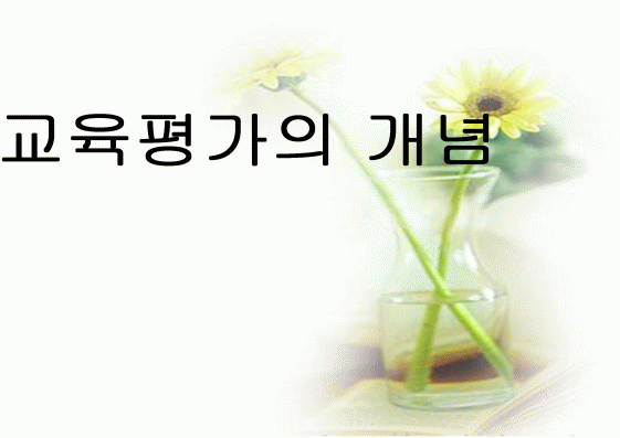 [인문과학] 교육평가의 개념