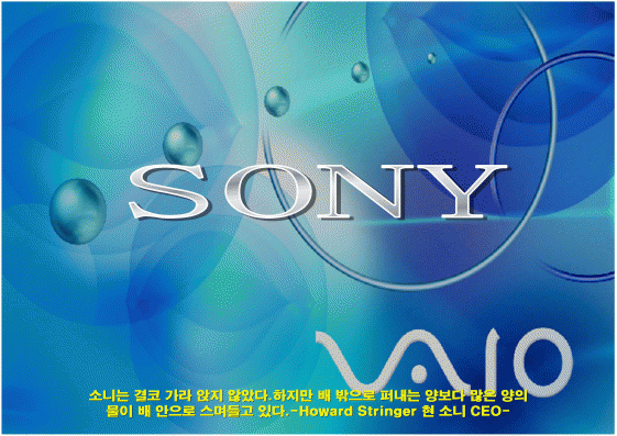 [마케팅원론] 소니(SONY)의 마케팅 전략