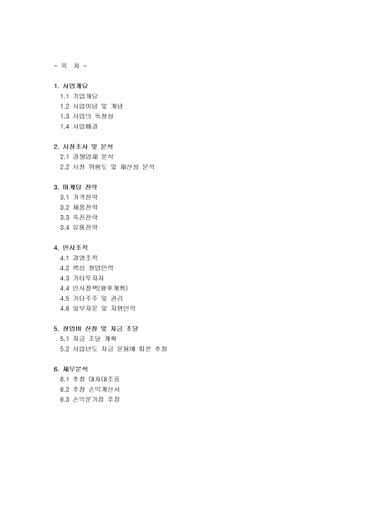 [벤처창업론]온라인 남성 스타일링 코디전문점 창업계획서