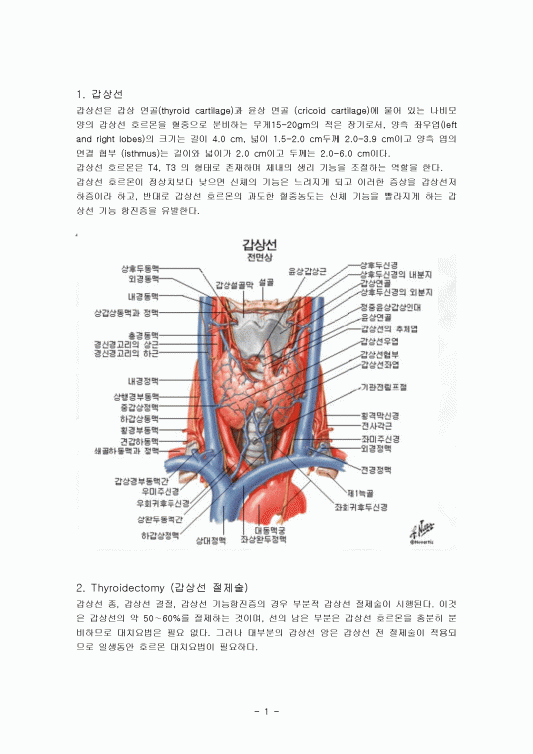 수술실case, 갑상선절제술, op case,