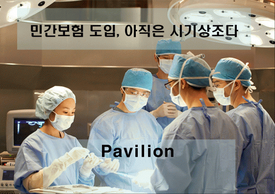 민간보험 도입, 아직은 시기상조다