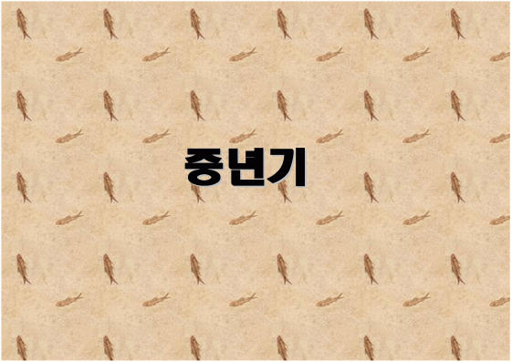 중년기 발달과 건강증진 및 건강문제