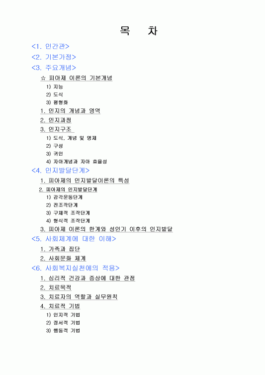 [사범/법학] 피아제의 인지이론
