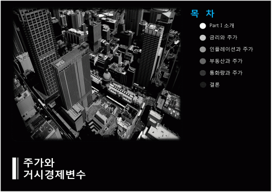 [거시경제학]거시경제지표와 주가와의 상관관계 조사