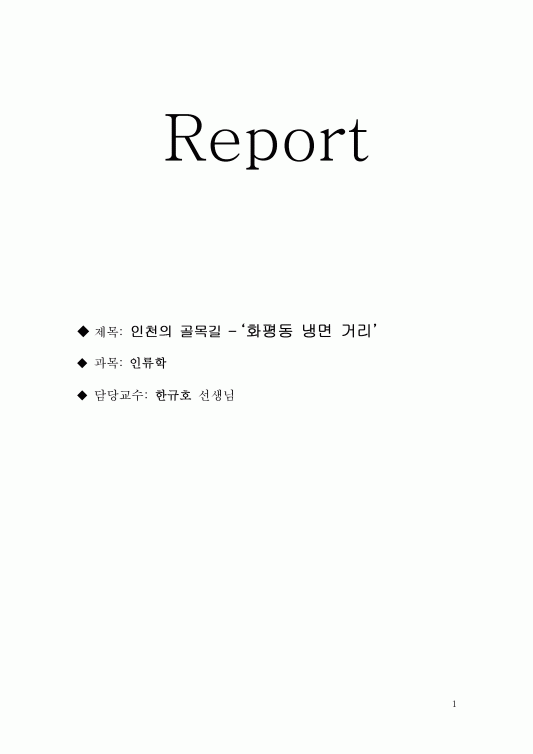 [인류학]인천의_골목길(화평동 냉면거리)