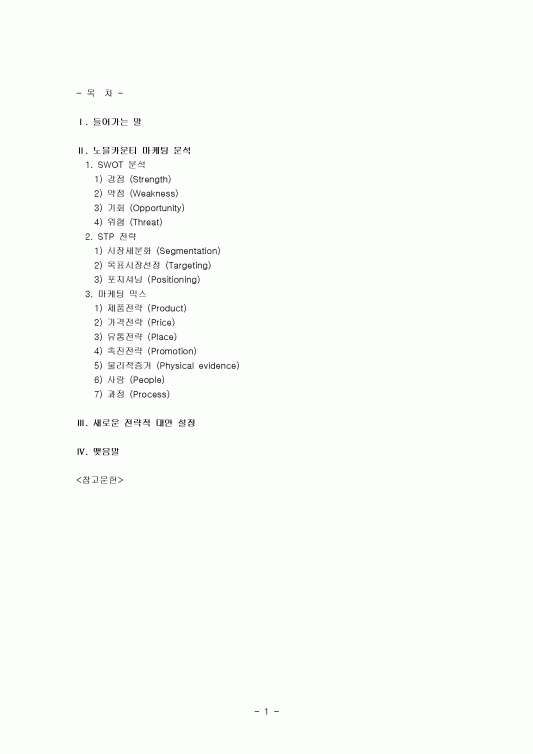 [마케팅원론]삼성 노블카운티(Noble County) 실버마케팅 사레분석
