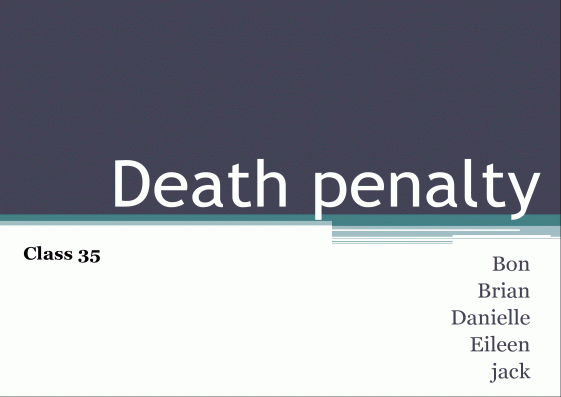 Death penalty. ppt