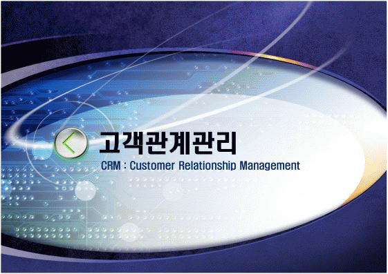 CRM 보고서(발표용)