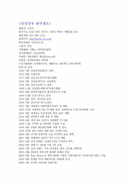 삼성전자 겔럭시 신제품사례분석
