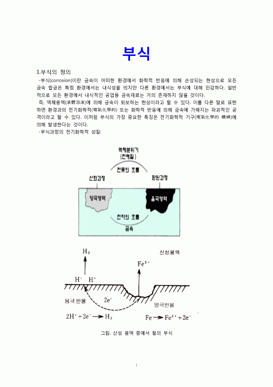 『부식(corrosion)의 정의, 3요소, 종류, 사례 및 방지』에 대하여