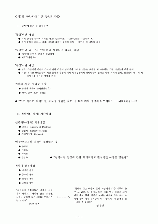 동양사상입문 上