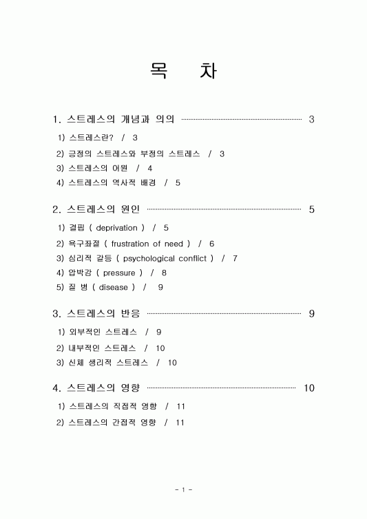 스트레스와 운동처방