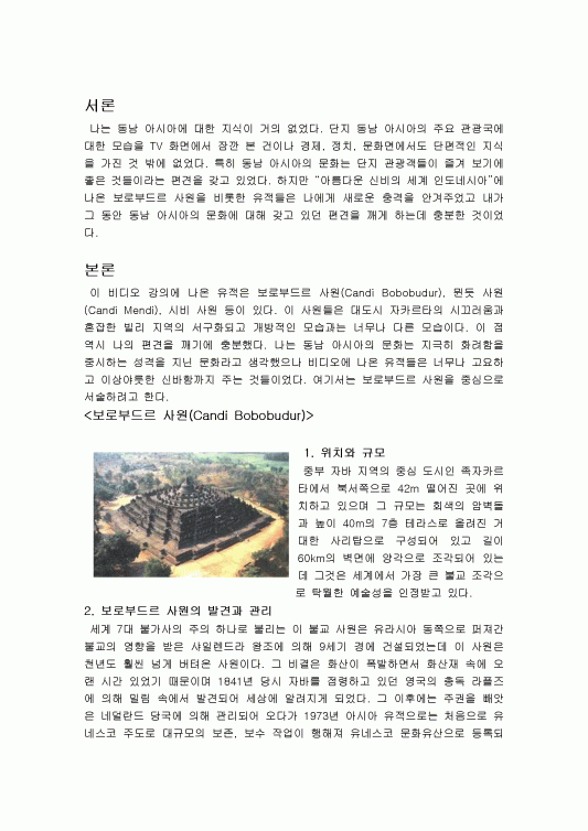 보로부드루 개괄