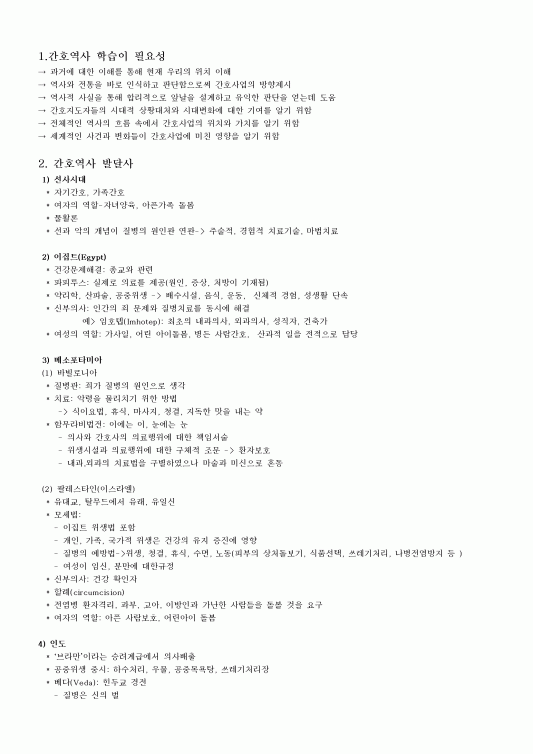 국시대비 간호학개론 정리
