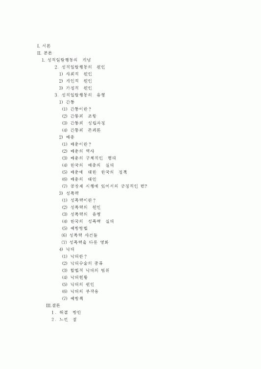 성적일탈 연구