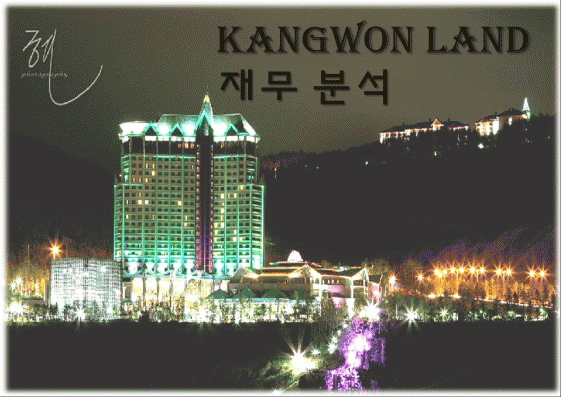 강원랜드 09년도 재무 분석