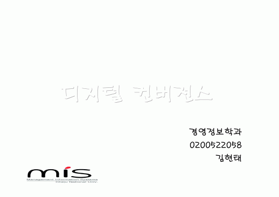 디지털 컨버전스란
