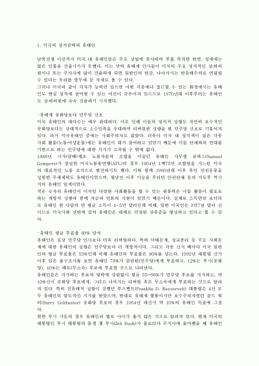 미국의 유태인
