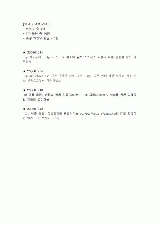 MBSR 논문 번역