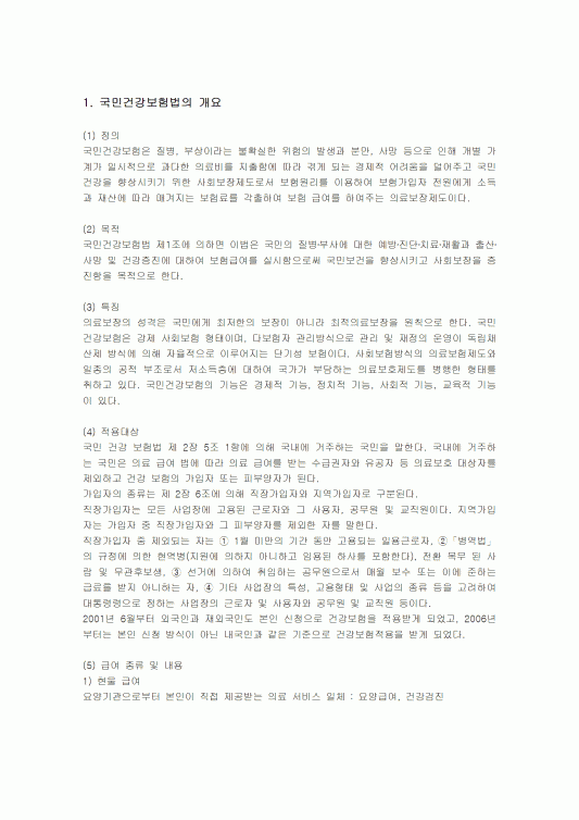 민영의료보험의 도입과 효과 분석