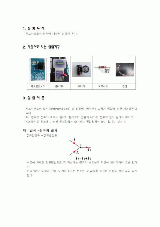 키르히호프 결과레포트