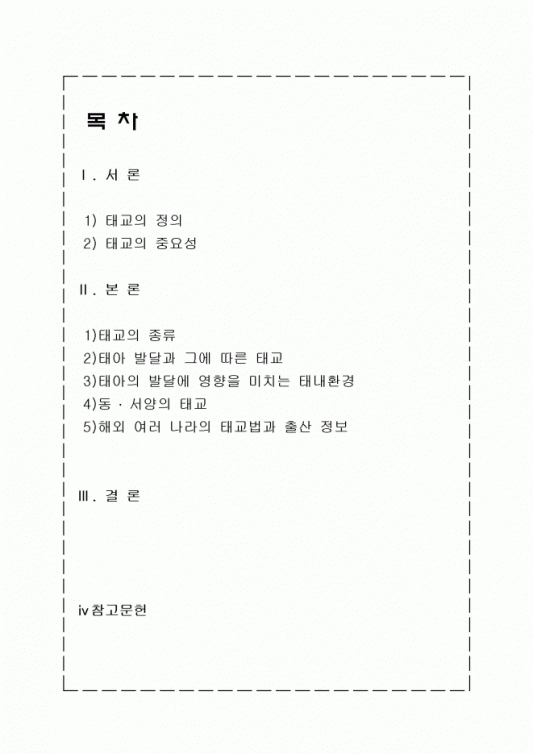 아동발달과 태교