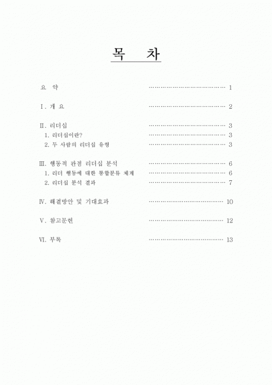 국내 정치인(이명박, 박근혜)의 리더십 유형 분석