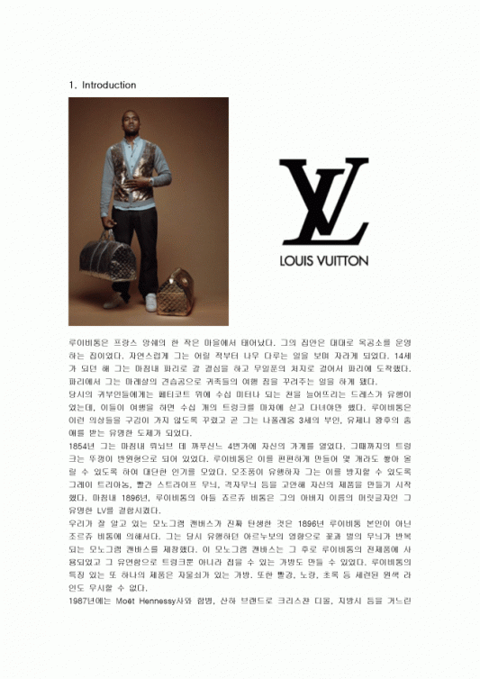 명품브랜드 루이비통의 전략 분석