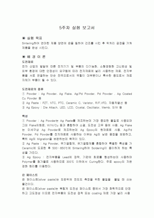 [재료] 소성이란?(은 페이스트)