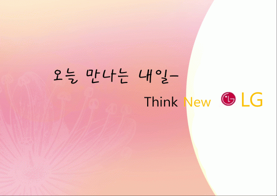 LG 기업분석 레포트 자료