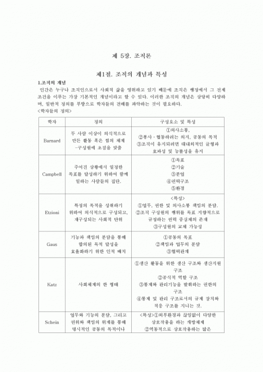 <교육학>교육행정 및 경영-조직론