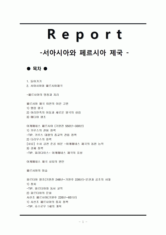 [서아시아 분석][페르시아 제국 분석][파르티아 왕조][아케메네스 페르시아] 서아시아와 페르시아 제국 심층분석