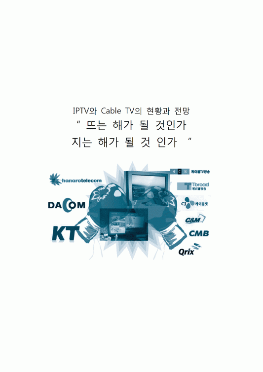 IPTV와 CATV의 현황과 전망