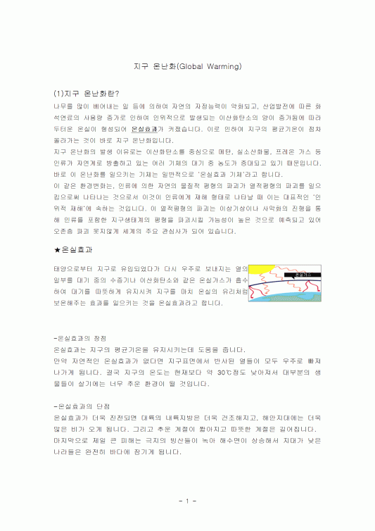 지구온난화의 모든 것