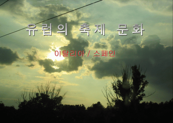유럽축제파포입니다.