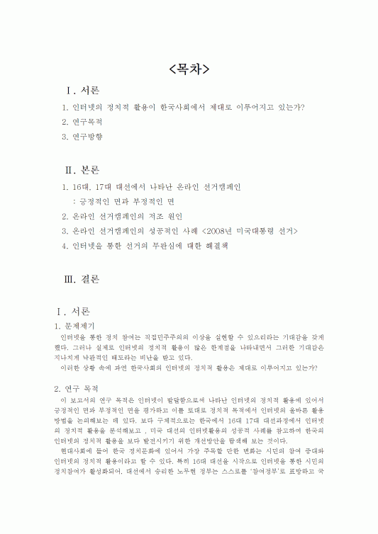 인터넷과 선거