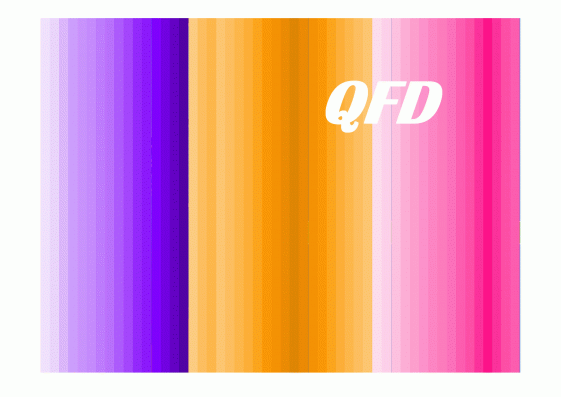 6sigma QFD분석 (인천연필공장)