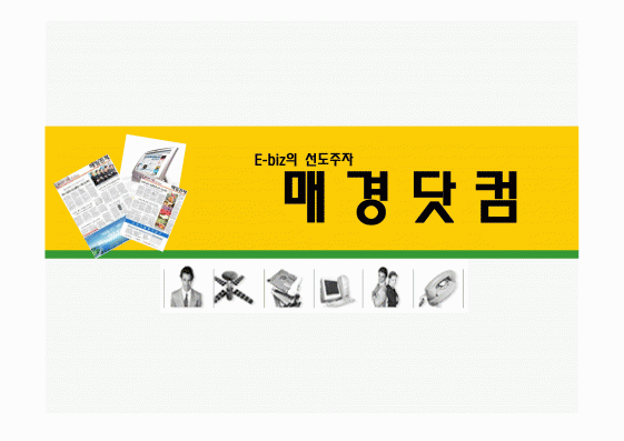 E biz의 선도주자 매경닷컴