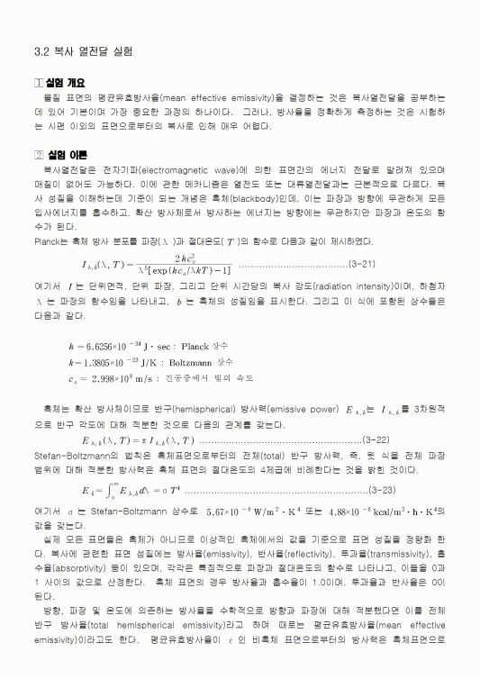 공학 실험 열전달