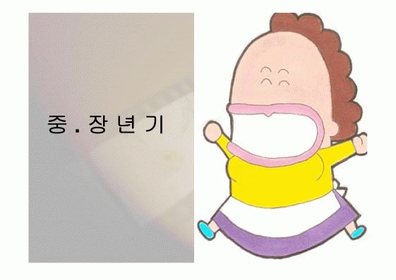 [인간행동과 사회환경]중 장년기 에 관한 이론,문제,특징, 사례등 분석 정리