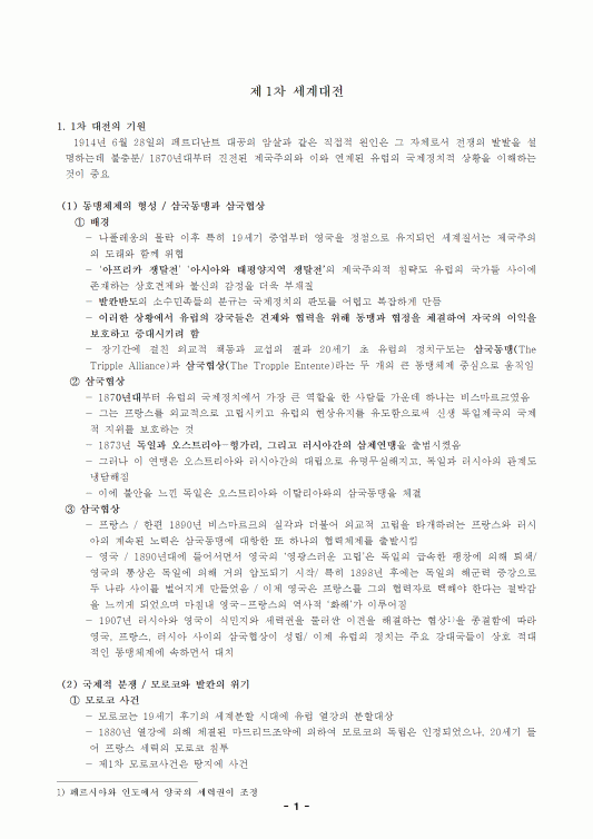 제1차 세계대전