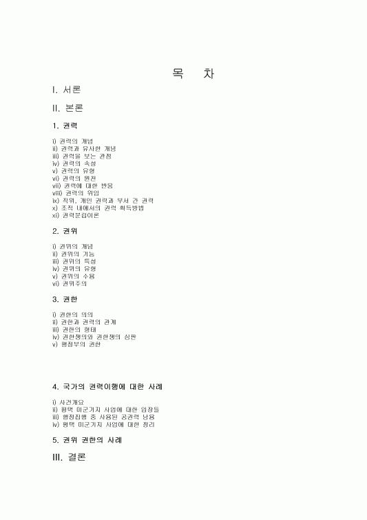 권력권위권한