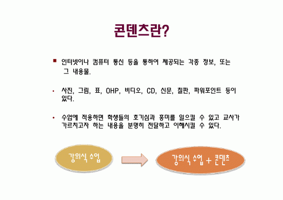 화학교과서와 콘덴츠