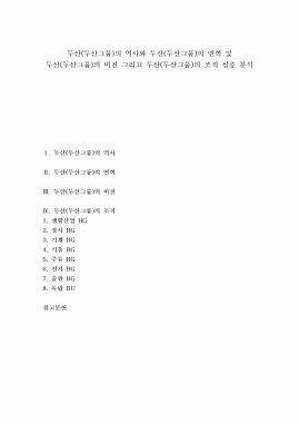[두산][두산그룹][두산의 역사][두산의 연혁][두산의 비전][두산의 조직][두산기업]두산(두산그룹)의 역사와 두산(두산그룹)의 연혁 및 두산(두산그룹)의 비전 그리고 두산(두산그룹)의 조직 심층 분석