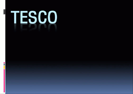 기업조사 - TESCO