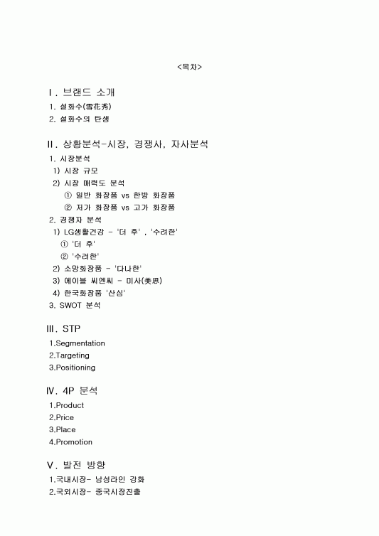설화수 성공사례