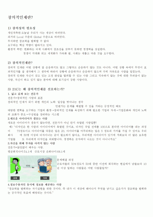 창의적 인재되기