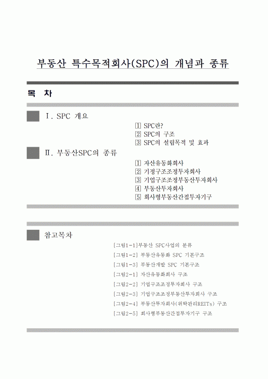 부동산 특수목적회사(Special Purpose Company)의 이해와 종류
