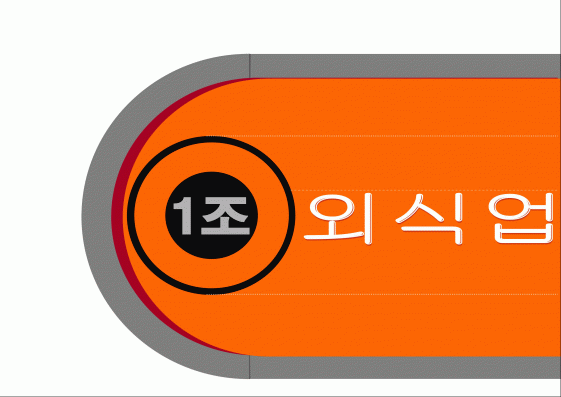 한국 외식산업의 현황 및 문제점 분석