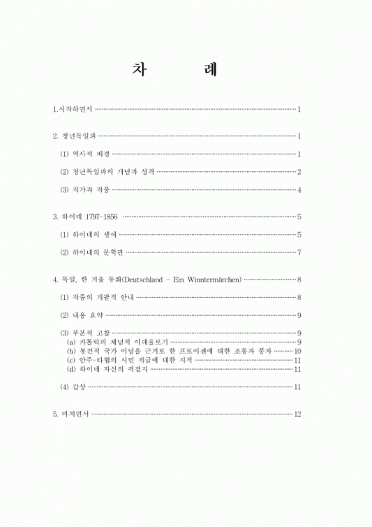 청년독일파와 하인리히 하이네